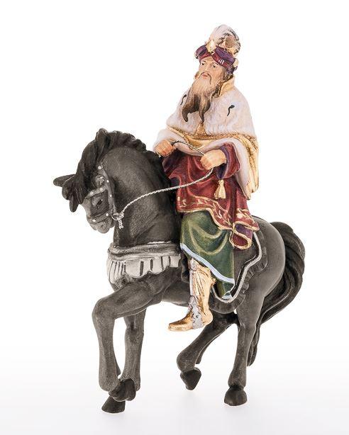 König reitend Melchior ohne Pferd